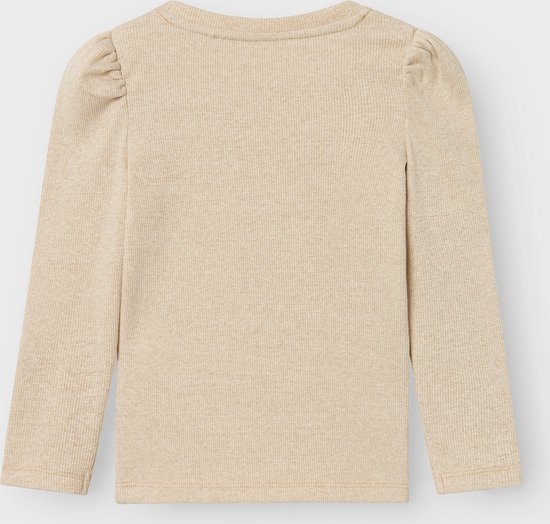 Name It mini meisjes longsleeve SICLO Gilded Beige Regular Fit | bol