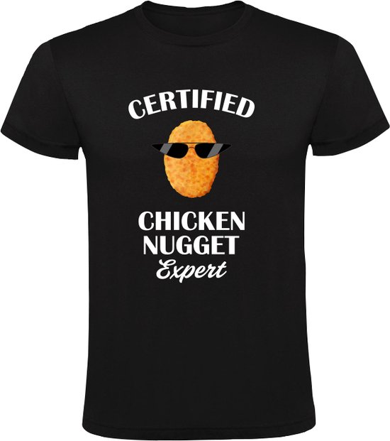 Nugget Expert Heren T-shirt - kennis - kip - grappig - eten - cadeau ...