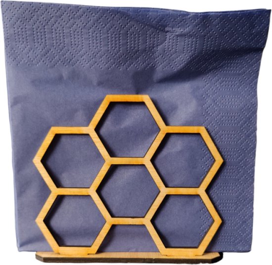 Djemzy Servettenhouder Napkin Holder Servethouder Hexagoon