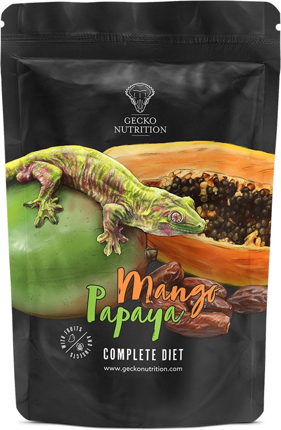 Gecko Nutrition - Mango+Papaya & Banana & Insects - 250gram | bol