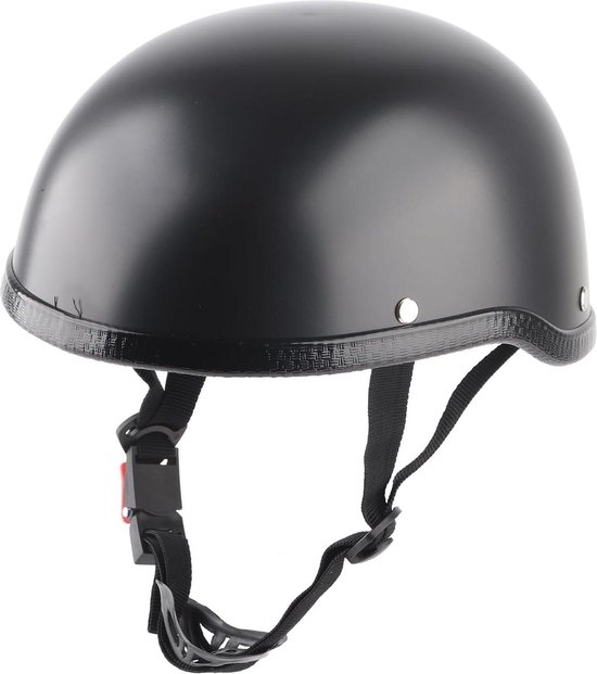 Retro Motor Heren Helm - Motorfiets Half Gezicht Helm met Dual Vizier ...