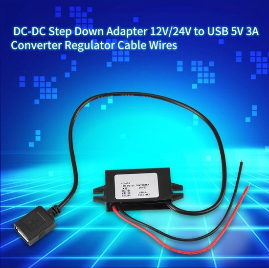 Need Content in - DC Adapter 12V/24V to USB 5V 3A Converter - Voltage ...