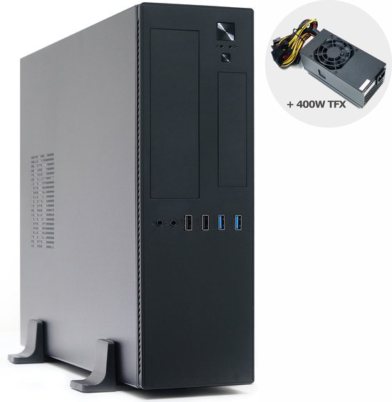Micro-ATX / Mini-iTX Slim Tower Behuizing met 400W TFX - Slim TFX Tower ...