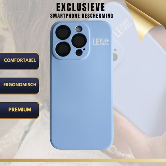 Le Puff Cases – Puffer Case Hoesje in Zwart – Phone Case - Hoesje ...