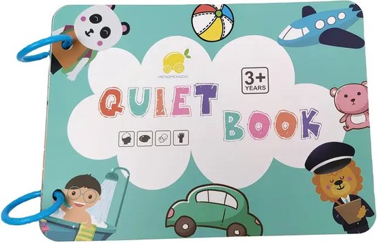 Quiet Book - Montessori Activiteitenboekje met Klittenband - 3+ jaar | bol