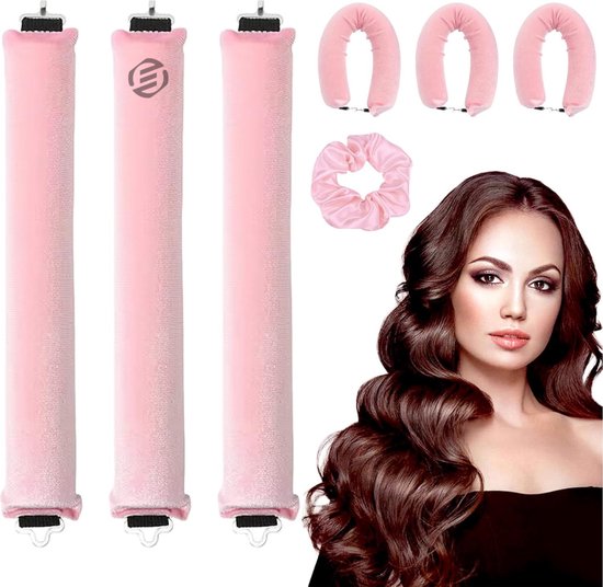 Equivera Heatless Curls - Heatless Curls - Haarstyling - Krullen Zonder ...