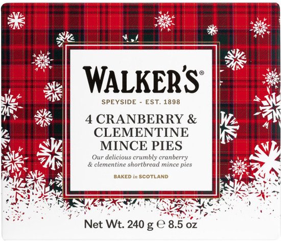 Walker's Cranberry Mince Pies | bol