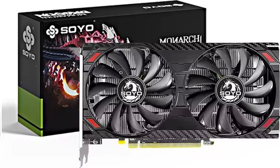 SOYO AMD Radeon RX 5500 Videokaart - 8GB GDDR6 - 3X DisplayPort - 1X ...