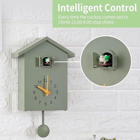 Lexium Koekoeksklok Modern - Minimalistische Koekoeksklok - Koekoek ...