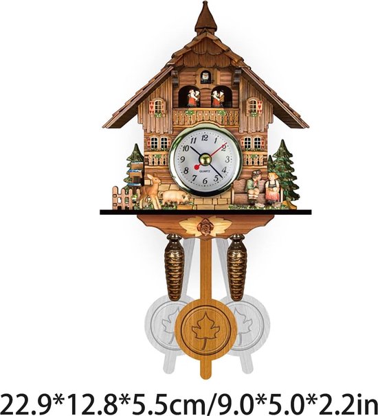 Lexium Koekoeksklok Modern - Minimalistische Koekoeksklok - Koekoek ...