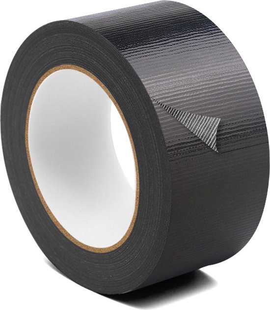 Armor Tape Black 50 mm x 50 m - Hand Tearable Duct Tape - Fabric ...