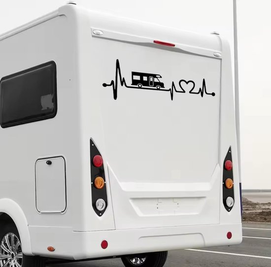 Zwart Grootte:40*18 cm Camper Strepen Vinyl Stickers Voor Camper Van ...