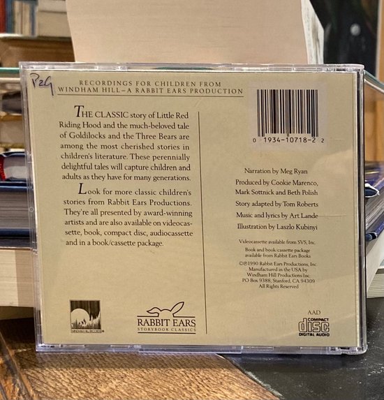 Red Riding Hood; Goldilocks and the Three Bears, Art Lande | CD (album ...