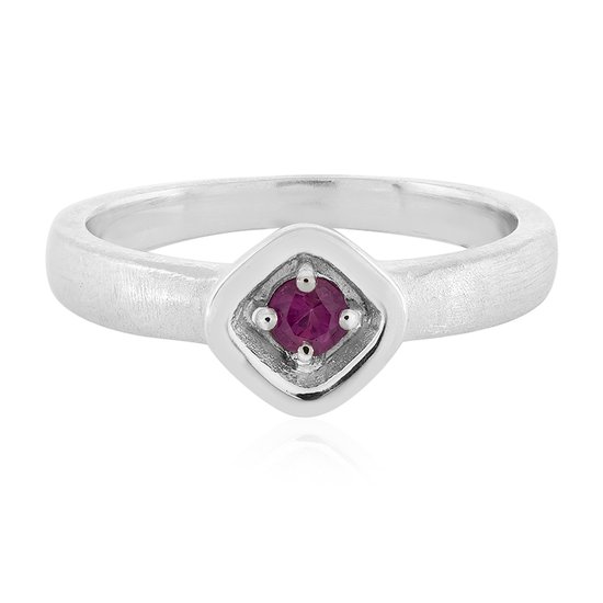 Cavill Berlin - Zilveren Ring - 925 Sterling Zilver - Robijn 0,126 ct ...
