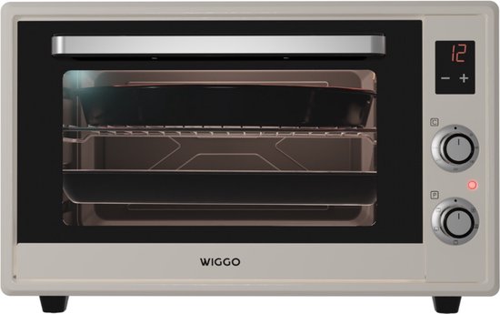 Wiggo oven WMO-E657(C) - Vrijstaande mini oven - 65 liter - 2000W - Crème | bol