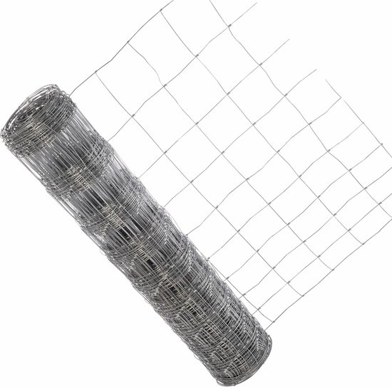 Schapengaas 120cm 15cm 2.40/3.00mm 50m Verzinkt zwaar. | bol