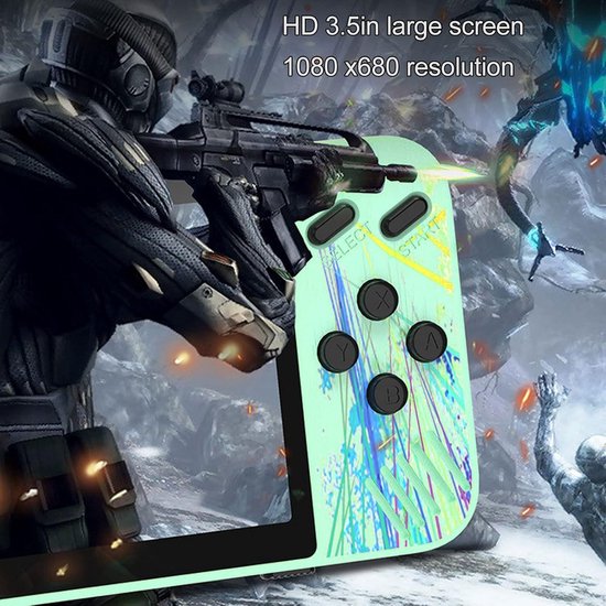 35-Inch IPS Scherm Draagbare Handheld Gameconsole met USB Oplaadbare ...