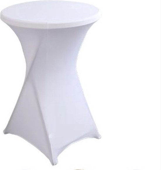 Scoby - 2 x Stretch Statafelhoes - Elegante Statafel Rok - Feestartikelen - Stretch... | bol