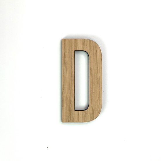 MDF Letter D, creatief, knutselen, deco, 1 stuk, 9mm mdf 37cm | bol