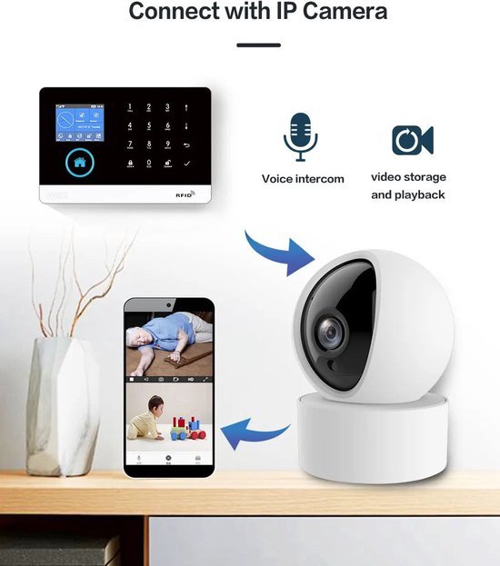 GauTone - Alarmsysteem - Sirene - Smart Home Beveiligingssysteem - APP ...