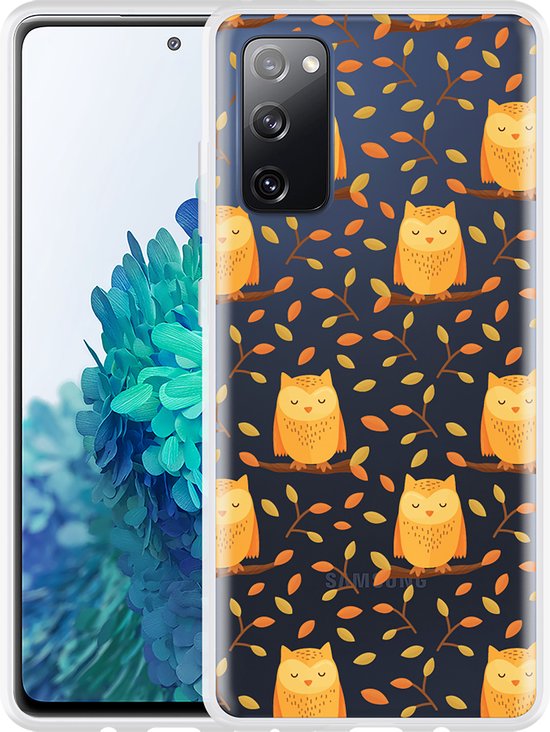 Cazy Hoesje geschikt voor Samsung Galaxy S20 FE - Cute Owls | bol