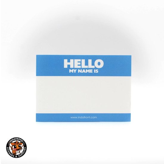 Hello My Name is Stickers - Mix Pack - 80 stuks | bol