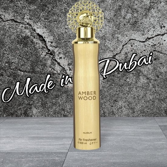 Nusuk Arabische huisspray Amber Wood - Karamel-nootachtige geur - 300ml ...