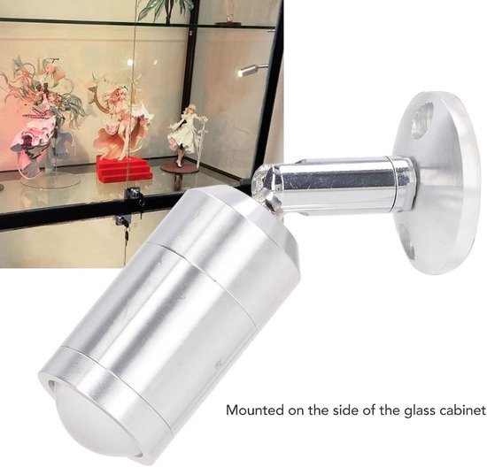 Verstelbare Hoek Mini LED-showcaselamp voor Sieradenkastenplanken ...