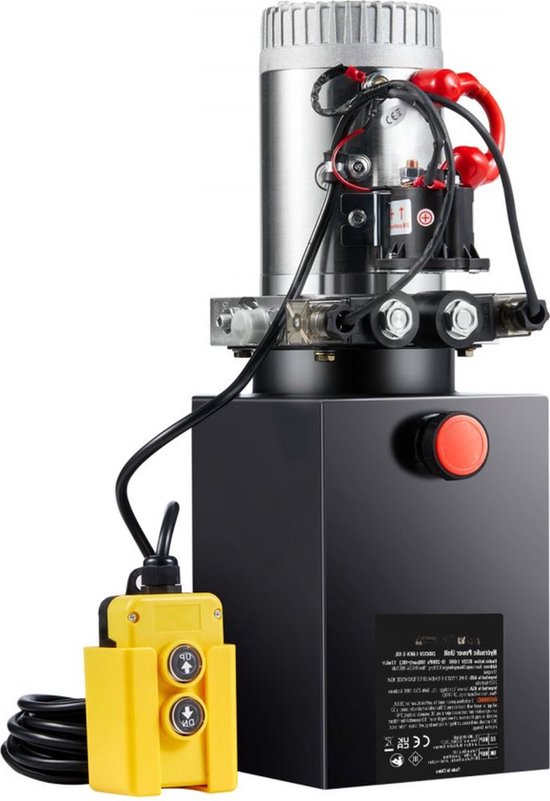 Hydraulische pomp 12V 1600W - Dubbelwerkend - Voor liften | bol