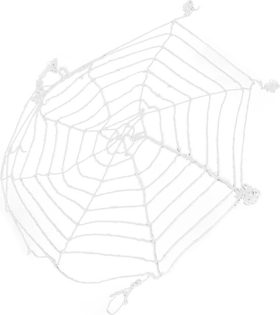 Spinnenweb Halloween decoratie - 108 g - 36 m lang - wit katoen - tuin ...