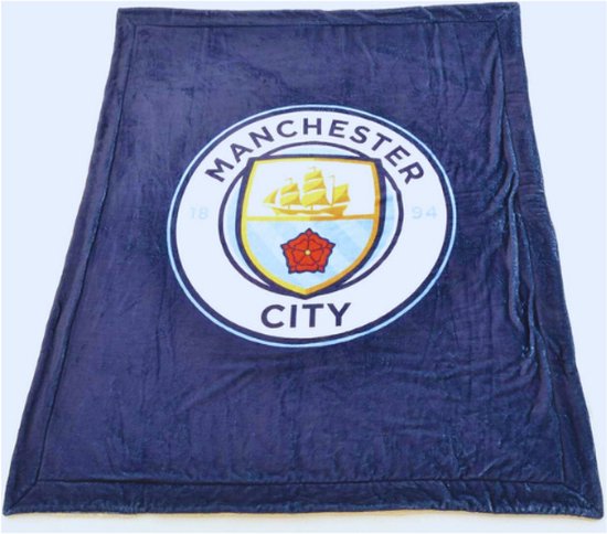 FC Team Ultieme Luxe Fleece Deken - Marineblauw, 178 x 153 cm Gelicentieerd Product | bol