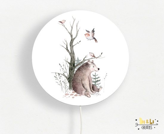 Wandlamp rond forest... | bol