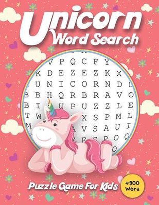 Unicorn Word Search Puzzle Game For Kids, Master der | 9798650551805 ...