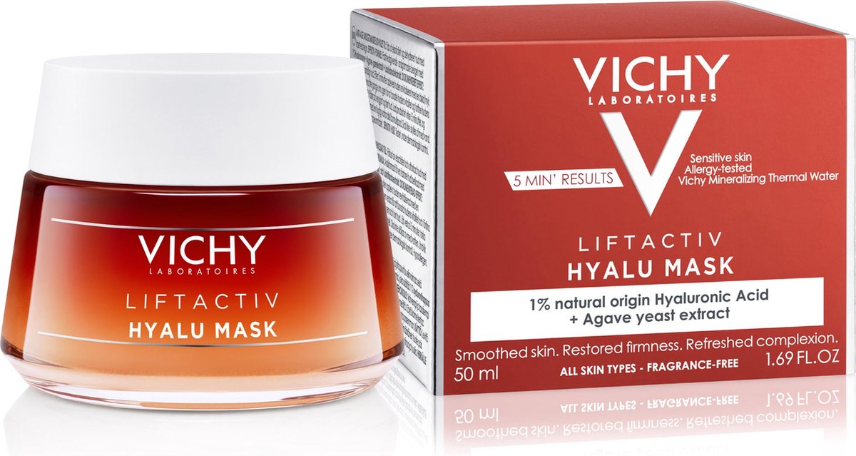 Vichy Liftactiv Hyalu Masker - 50 ml - gezichtscrème voor alle ...