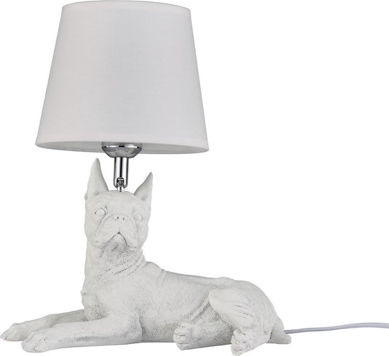 Hype it liggende Boston Terriër lamp - 38 cm - Lamp dier taffellamp ...