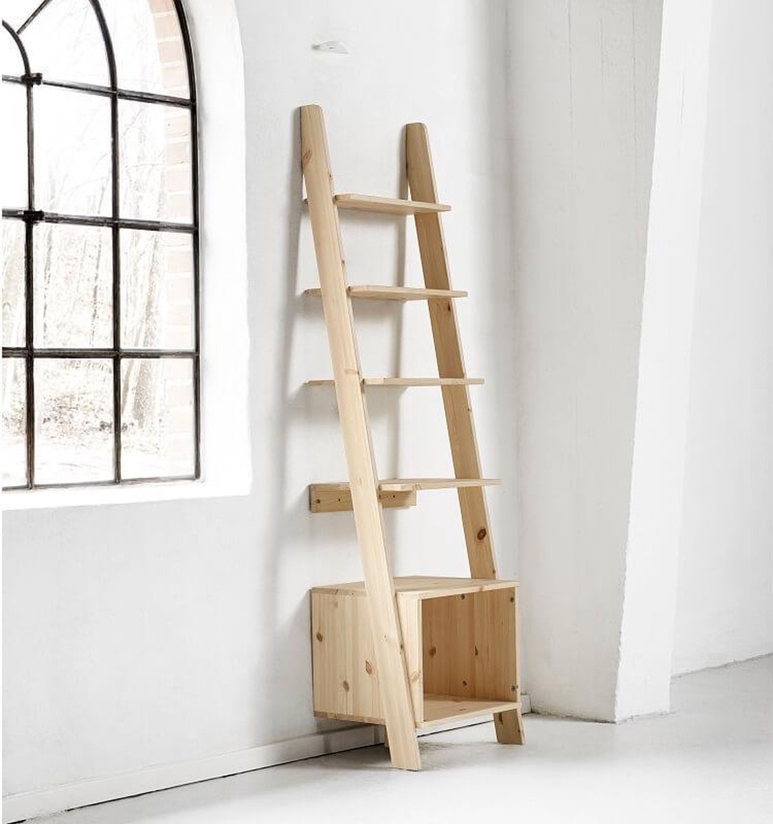 HoutDeco fabriek handgemaakt decoratie ladder - ladderkast - vuren hout ...