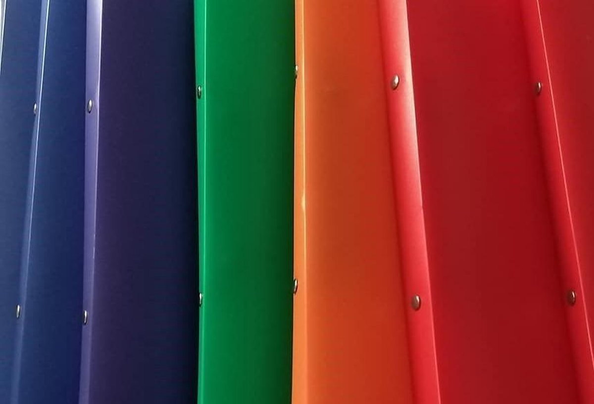 plastic diverse kleuren / 2 rings mappen/ zacht/ met 2 schrijfblokken ...