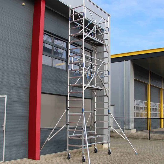 AGS rolsteiger 75 x 190 / 250 / 300 x 6.2 mtr werkhoogte | bol
