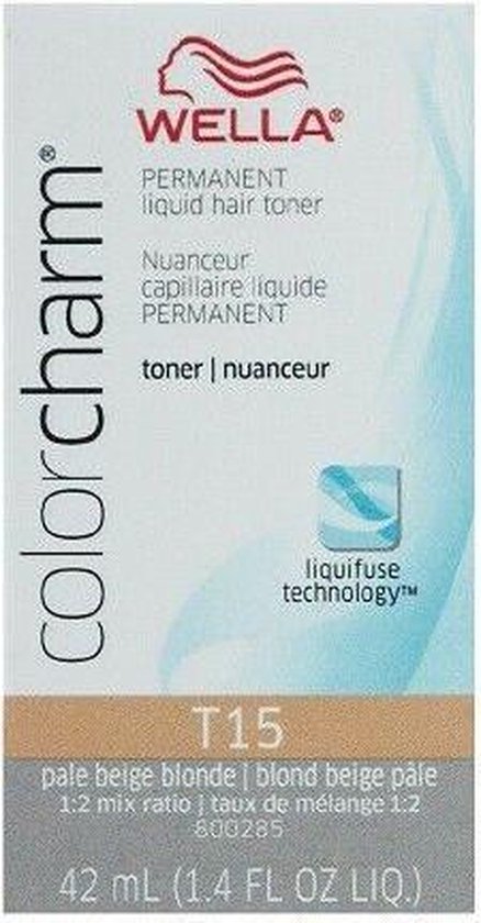 Wella Color Charm toner - T15 - Pale Beige Blonde | bol.com