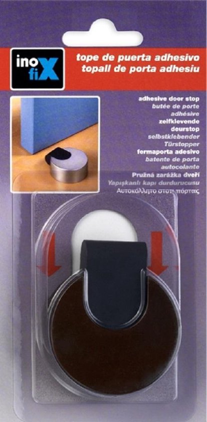 Inofix Bruin Deurstop Zelfklevend Softclose | bol