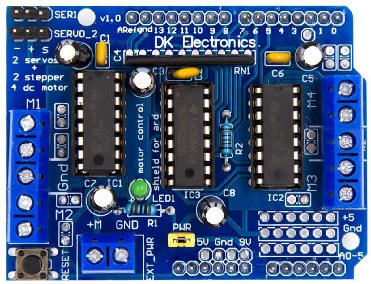 OTRONIC® L293D Motor Driver shield voor Arduino | bol