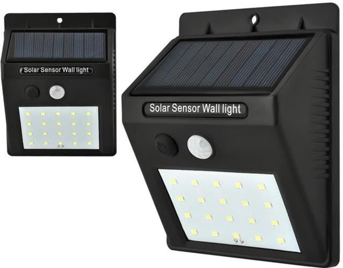 SAL COM Solar Motion Sensor Light - Solar wandlamp - Led verlichting ...