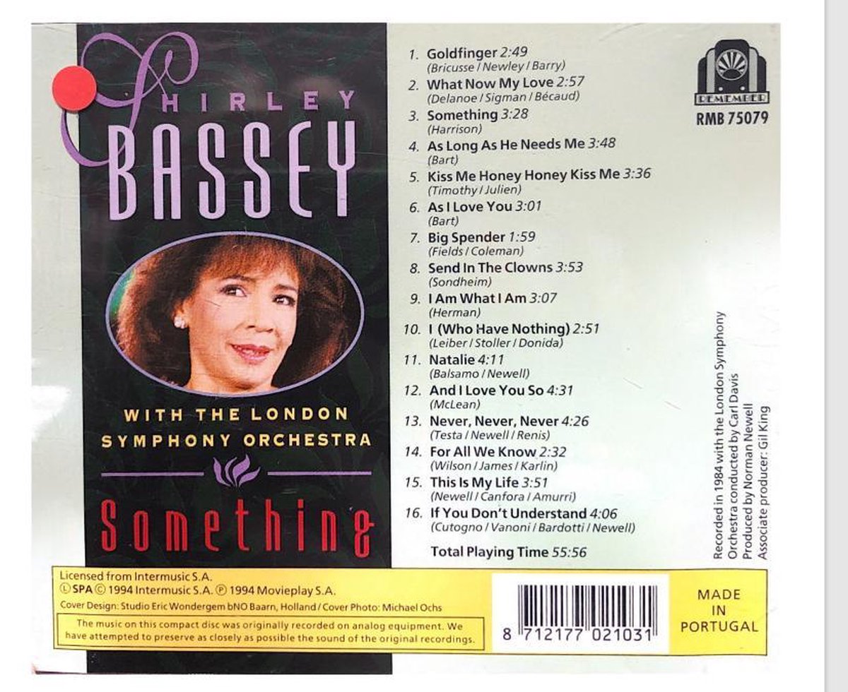 Something [EMI], Shirley Bassey | CD (album) | Muziek | bol.com