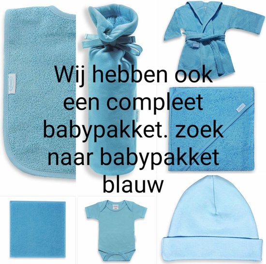 Spuugdoek Blauw 5 stuks [Blauwe Spuugdoekjes] [Monddoekjes Blauw] [Baby ...