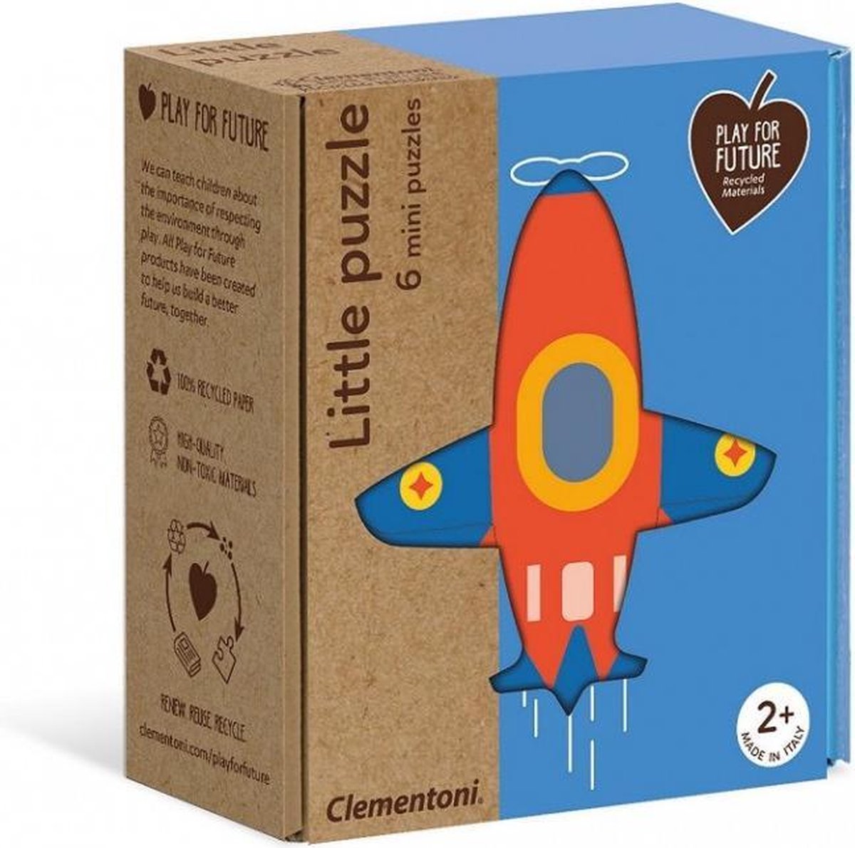 Clementoni Legpuzzels Mini Transport 6-delig, puzzels kinderen | bol