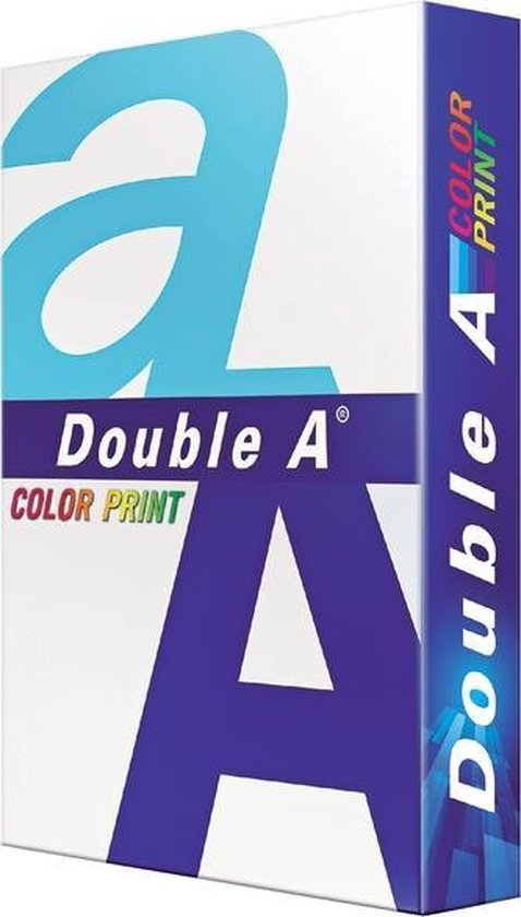 Double A Color print A4 Papier 5 pakken (90 grams) wit | bol