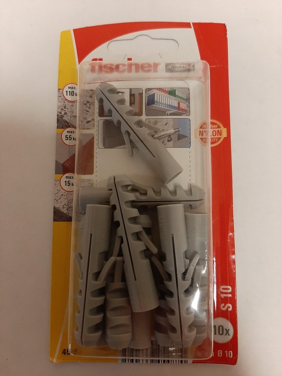 Fischer plug S10 10stuks | bol.com