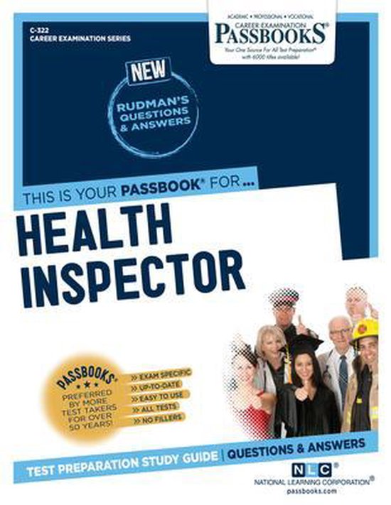 Career Examination- Health Inspector (C-322) | 9781731803221 | National ...