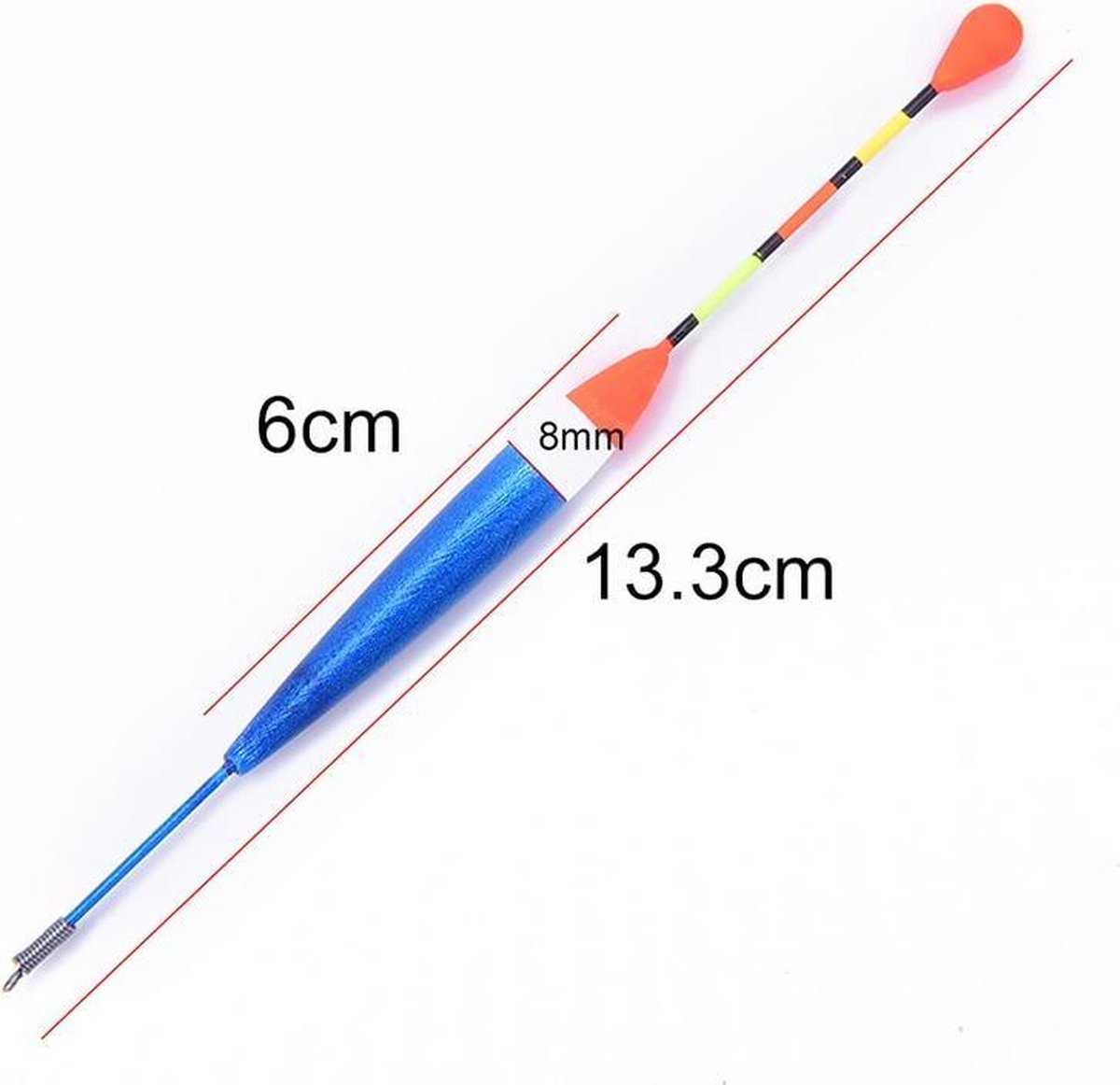 vis dobber set - dobbers - 10 stuks - karper - blauwe dobbers ...