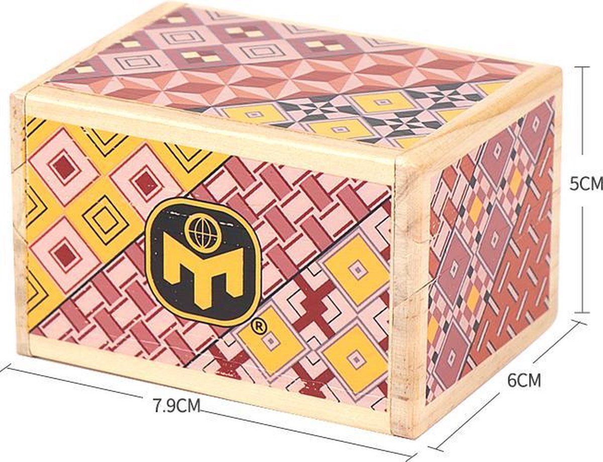Mensa´s Japanse Puzzel doos- Denkpuzzels- Houten Puzzeldoos- Iq test ...